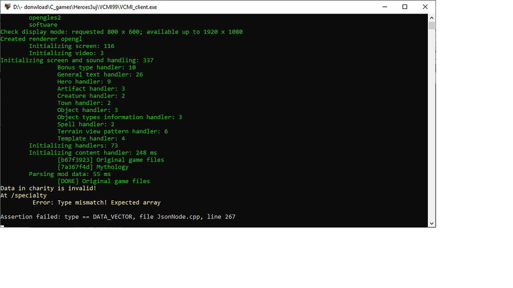 Launch problem - Help & Bugs - VCMI Project Forums